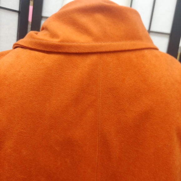 Vintage | Jackets & Coats | Vintage Bow Front Crop Bolero Jacket Velma Orange Rust Fall Crop ...